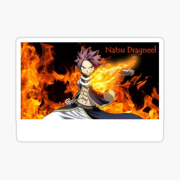 "Natsu " Sticker by Yusuflakhdar | Redbubble
