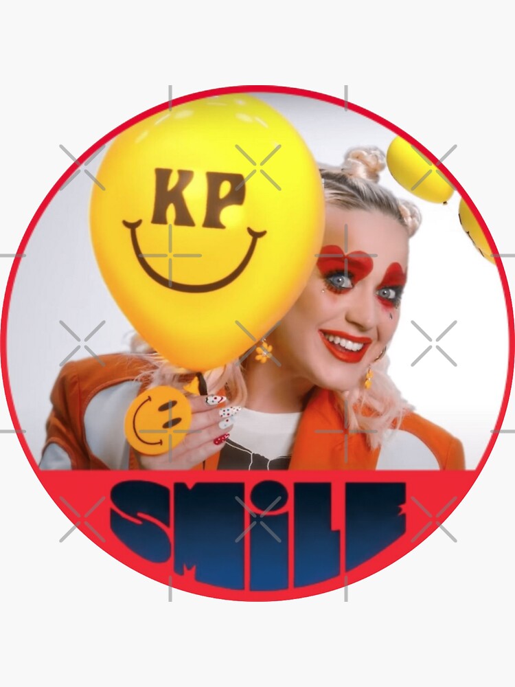 "Katy Perry Smile Merch" Sticker for Sale by shawnsfrankie | Redbubble