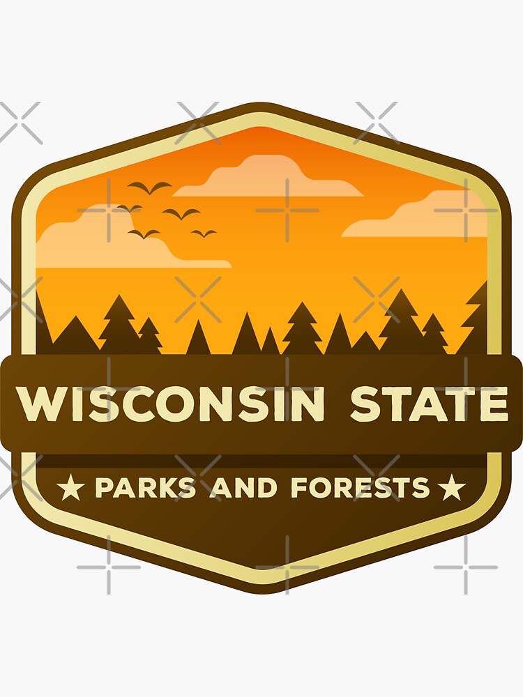 "Wisconsin State Park Sticker 2020" Sticker by nextwebdz | Redbubble