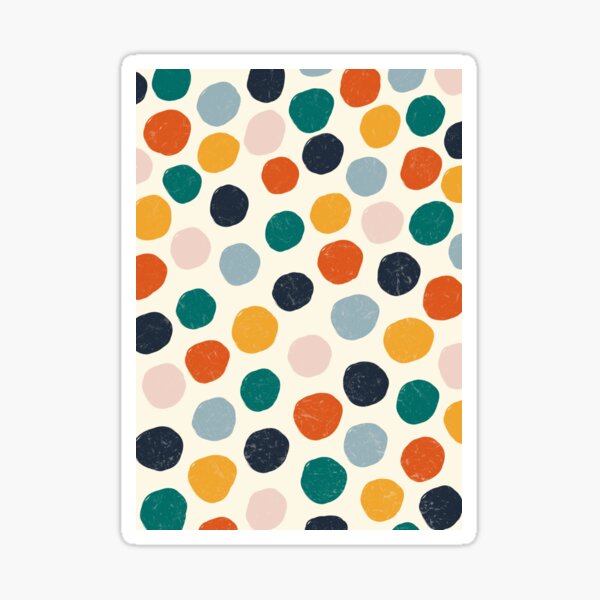 "Spotty in Color" Sticker for Sale by gigi-rosado | Redbubble