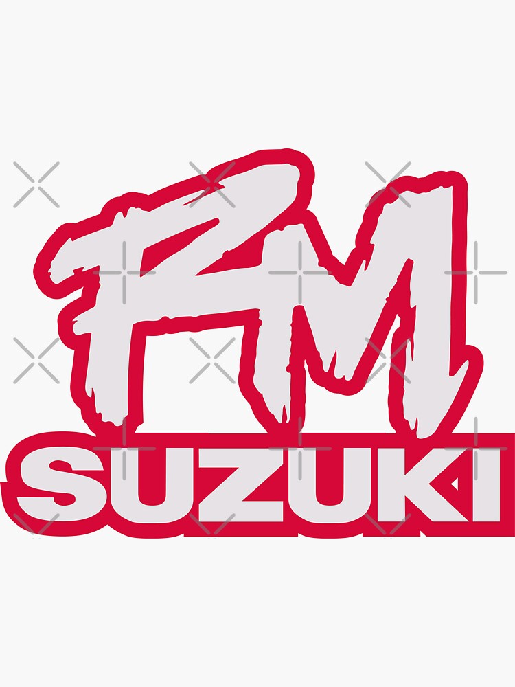 "SUZUKI RM VINTAGE" Sticker by YZKDesign | Redbubble