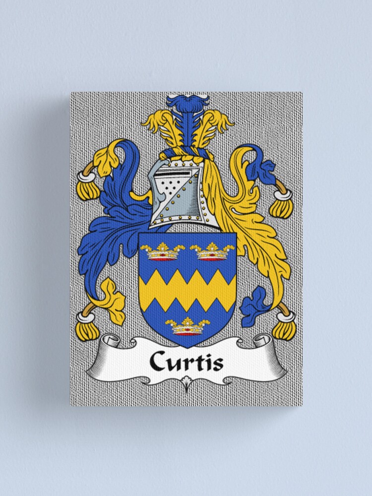 "Curtis Coat of Arms / Curtis Family Crest" Canvas Print for Sale by ...