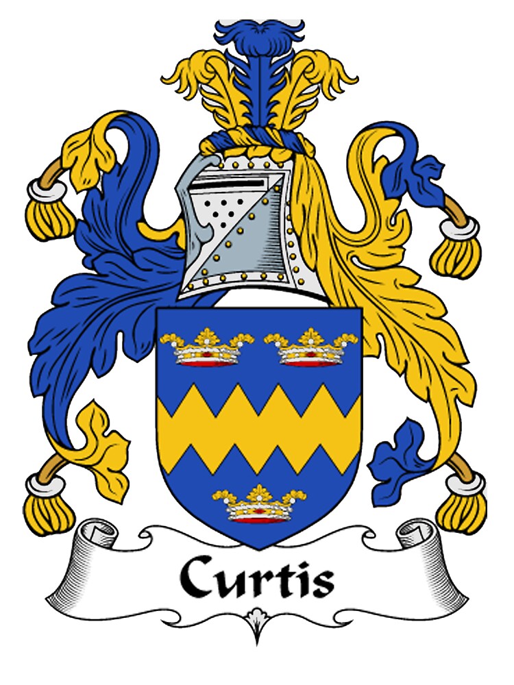 "Curtis Coat of Arms / Curtis Family Crest" Canvas Print by IrishArms ...