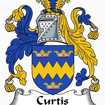 "Curtis Coat of Arms / Curtis Family Crest" Canvas Print for Sale by ...