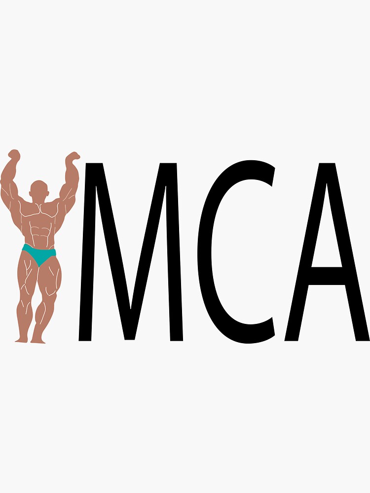 "Bodybuilding YMCA logo " Sticker for Sale by cnon626 | Redbubble