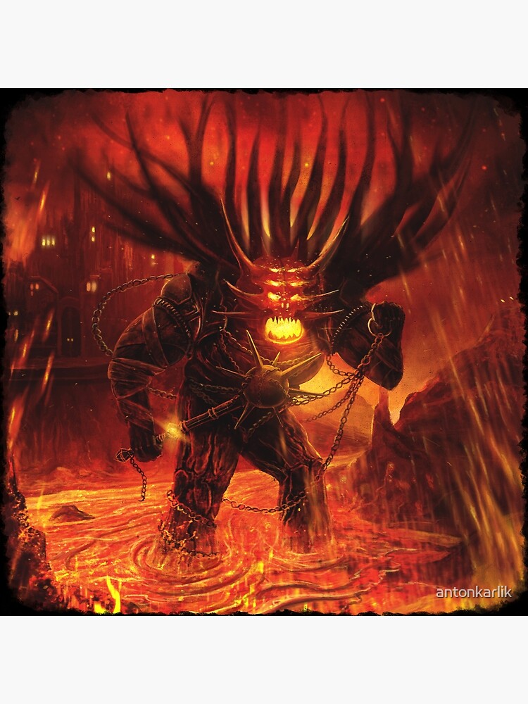 Póster «Diablo monstruo diablo satan ilustraciones» de antonkarlik ...