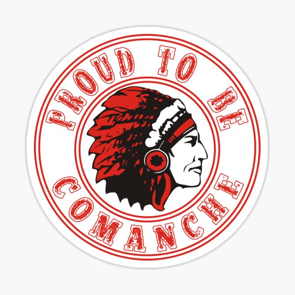 "Native American - proud to be comanche" Sticker by nativeStor | Redbubble
