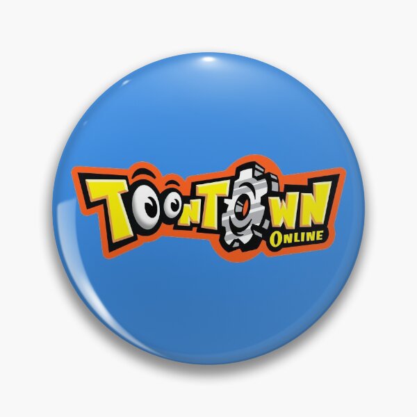 Toontown Logo Toontown Online Hi Res Recreation" Pin For Sale By