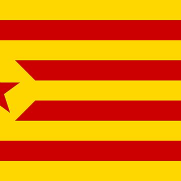 "Catalonia "L'Estelada Vermella" " Sticker for Sale by abbeyz71 | Redbubble