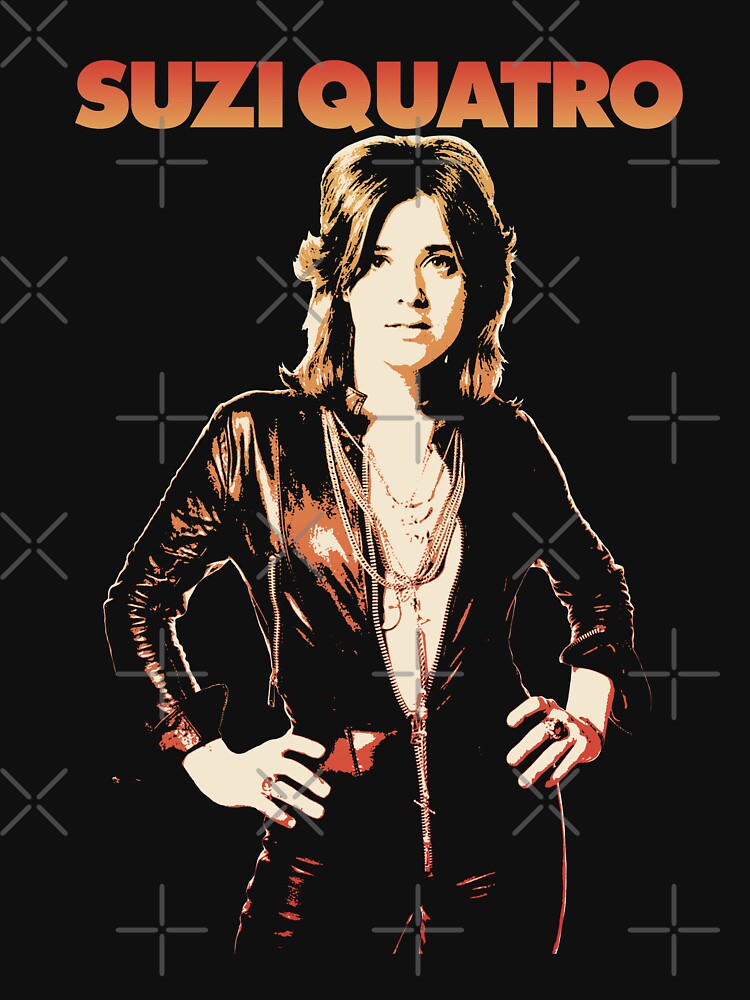 "Suzi Quatro Glam Rock" T-shirt for Sale by eyepoo | Redbubble | suzi ...