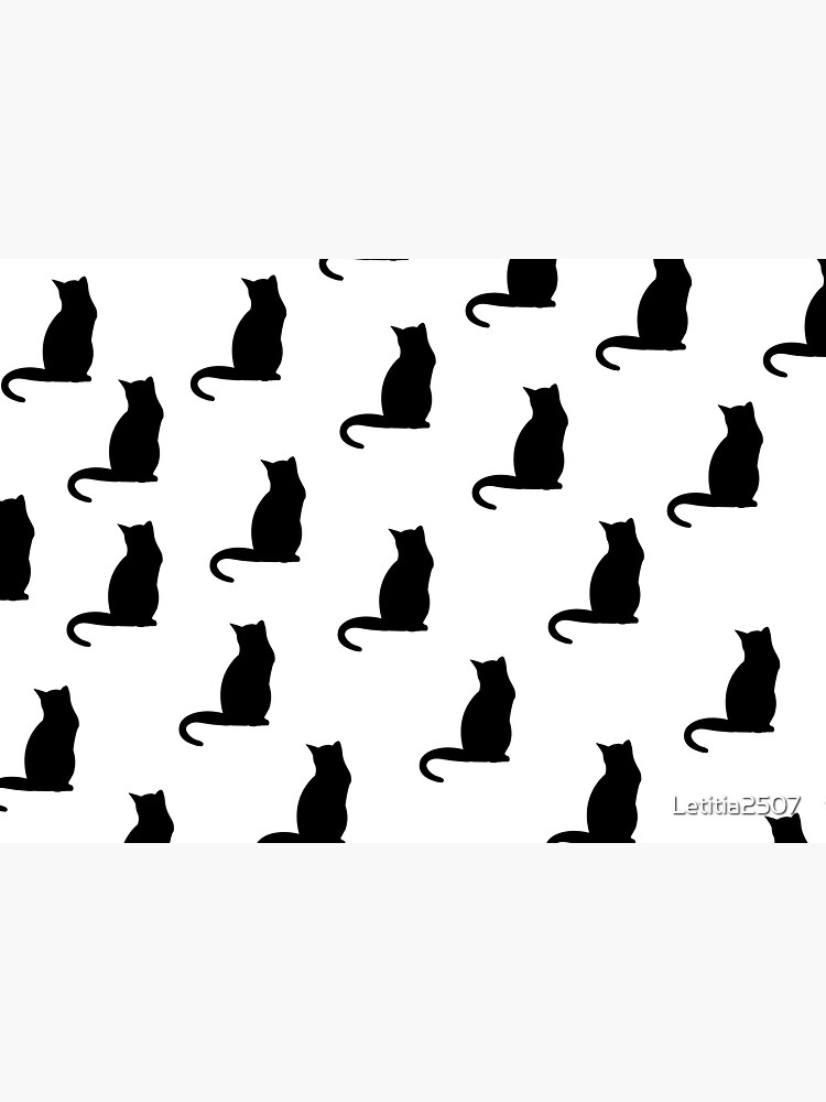 "Black cat outline " Sticker for Sale by Letitia2507 | Redbubble