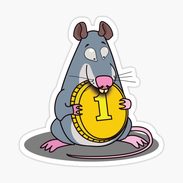 "Rat race" Sticker for Sale by bodyposter | Redbubble