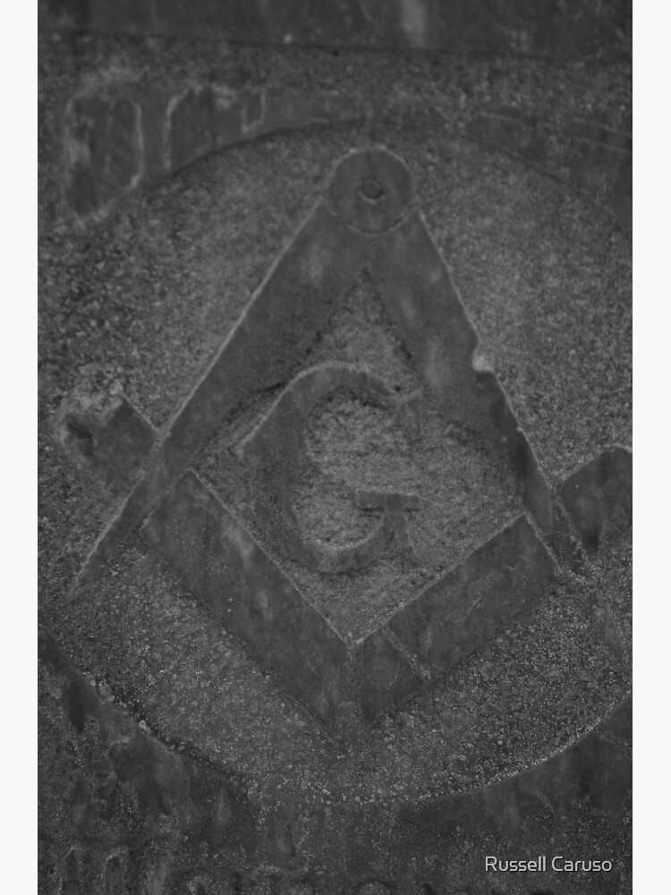 "Masonic Gravestone Square & Compass" Art Print by SupriseMF | Redbubble
