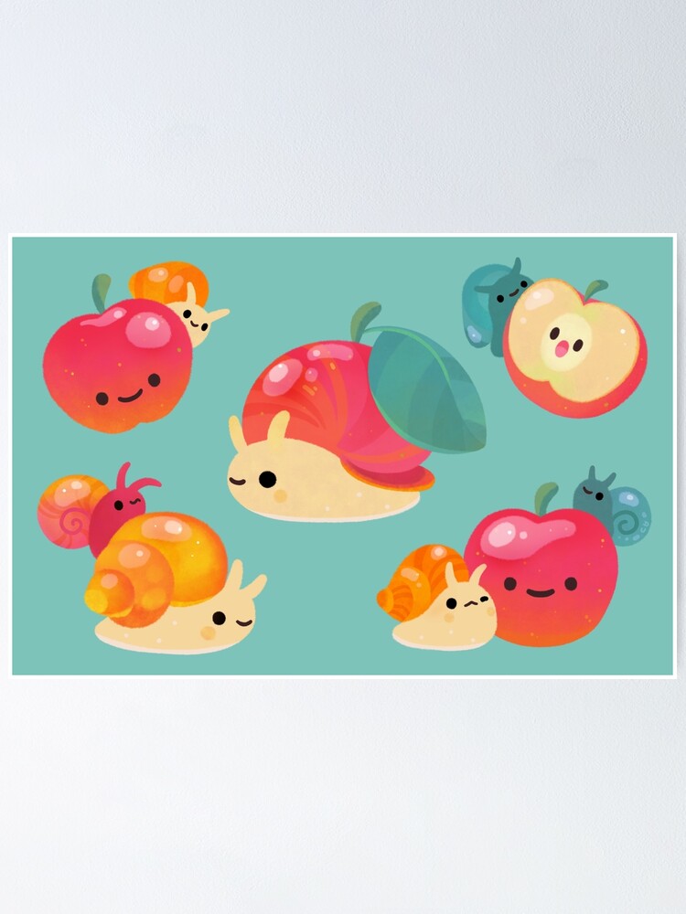 "Apple snail" Poster for Sale by pikaole | Redbubble