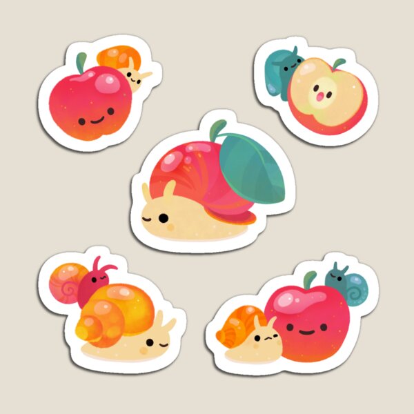 "Apple snail" Magnet for Sale by pikaole | Redbubble