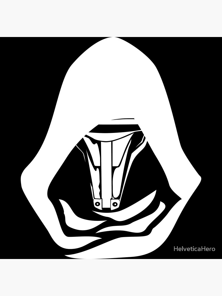 "Darth Revan Mask – in White" Art Print for Sale by HelveticaHero ...