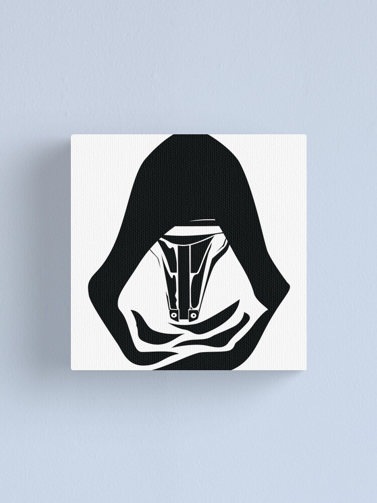"Darth Revan Mask – in Black" Canvas Print for Sale by HelveticaHero ...