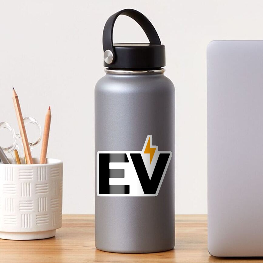 "EV Sticker" Sticker for Sale by evsquad | Redbubble