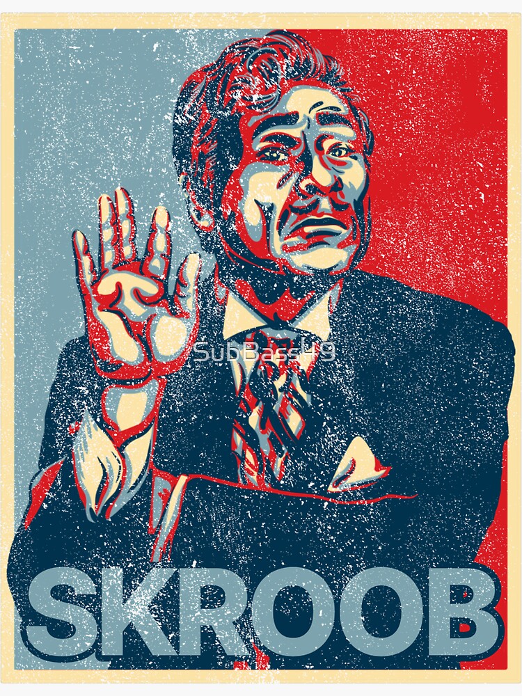"President Skroob" Sticker for Sale by SubBass49 | Redbubble