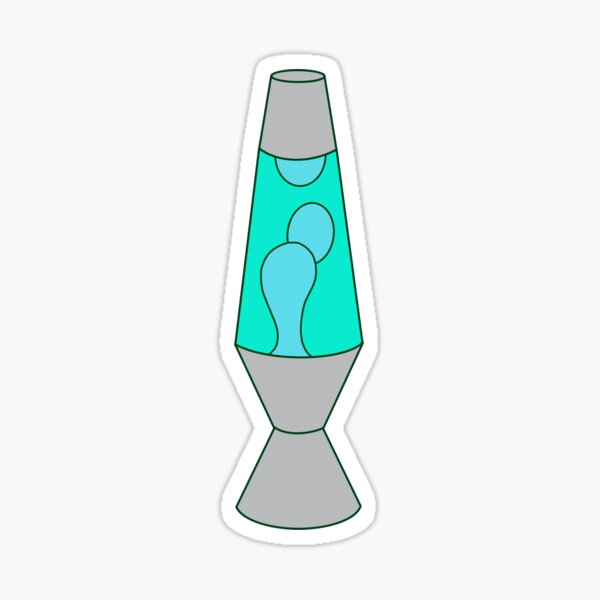 "Green, Teal and Blue Lava Lamp" Sticker by Kyrostickers | Redbubble