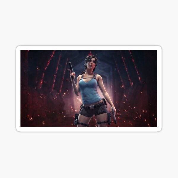 "Tomb Raider Lara Croft" Sticker by VanyA33 | Redbubble