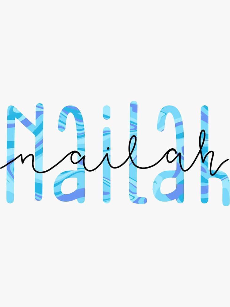 "Nailah Custom 2" Sticker for Sale by AmandazDesigns | Redbubble