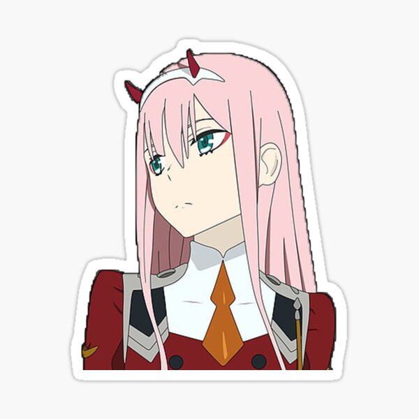 "zero two" Sticker by fIeur | Redbubble