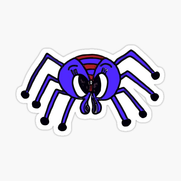 "Scary Cute Spider for Halloween" Sticker by ckylin | Redbubble