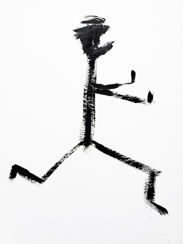 Screaming Running Man