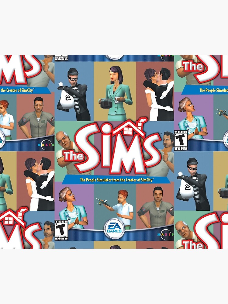 "Sims 1 Box Art" Throw Blanket for Sale by slappybag9 | Redbubble