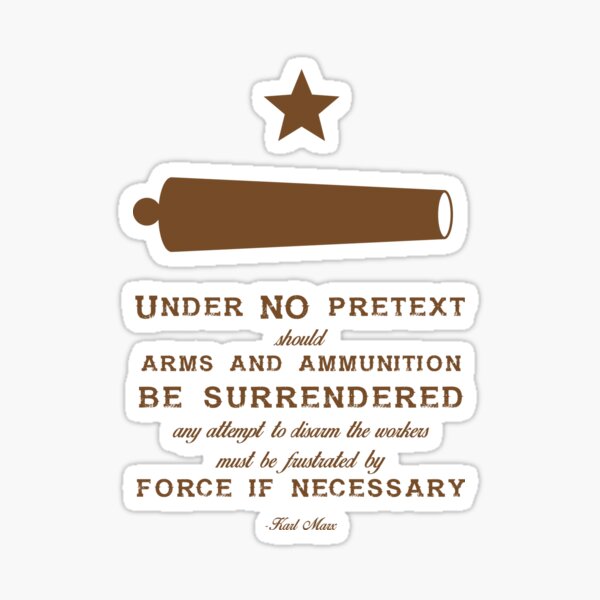 "Under No Pretext" Sticker for Sale by snootywaffles | Redbubble