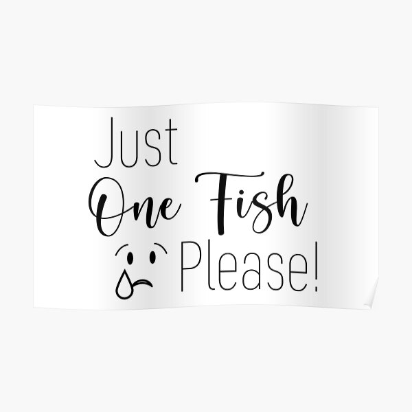 "BTS Jin - Just One Fish Please!" Poster for Sale by studiowrad | Redbubble