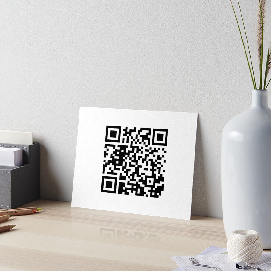 "Krusty Krab Pizza Song Qr Code" Art Board Print by GoodCooks | Redbubble