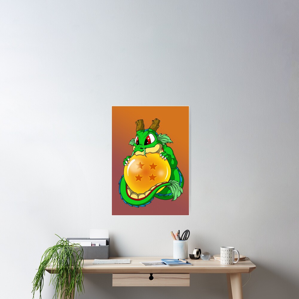 "CHIBI SHENRON DRAGON BALL" Poster by KrokMin | Redbubble
