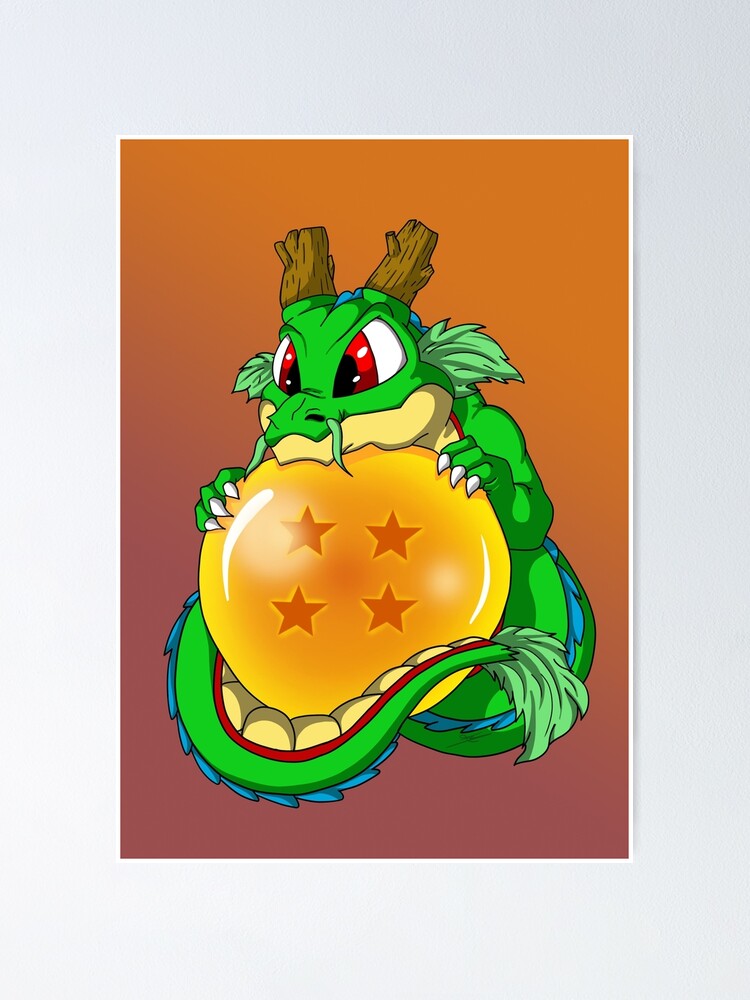 "CHIBI SHENRON DRAGON BALL" Poster by KrokMin | Redbubble