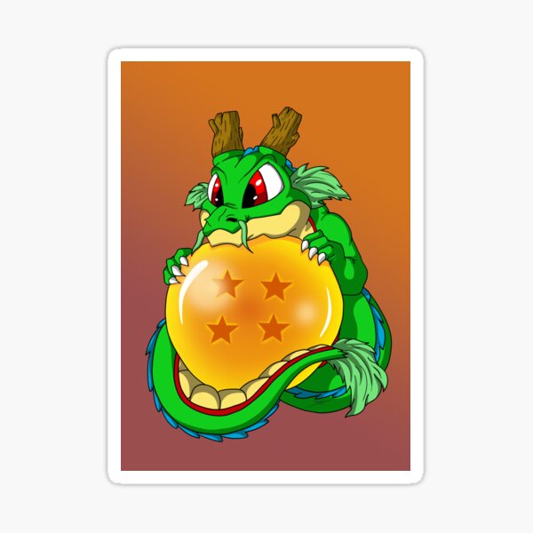 "CHIBI SHENRON DRAGON BALL" Sticker for Sale by KrokMin | Redbubble