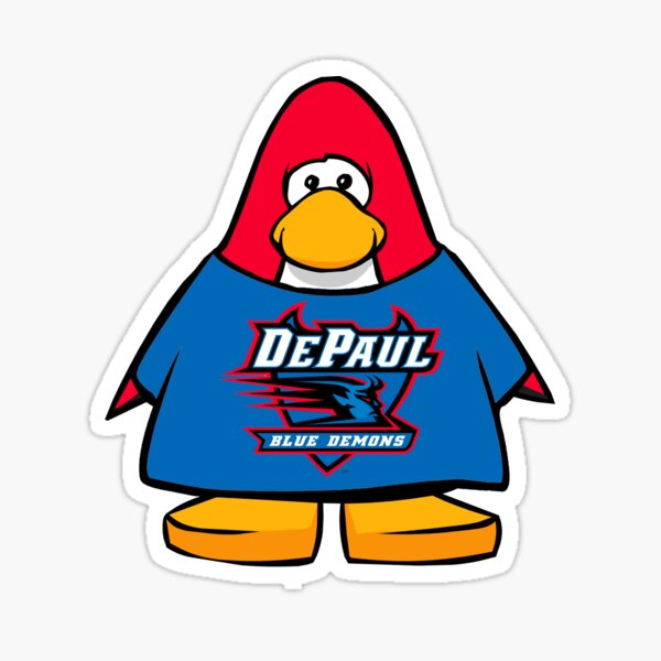 "DePaul Club Penguin" Sticker for Sale by MerchByMollie | Redbubble
