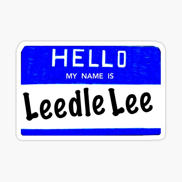 Leedle Leedle Leedle Lee Stickers | Redbubble