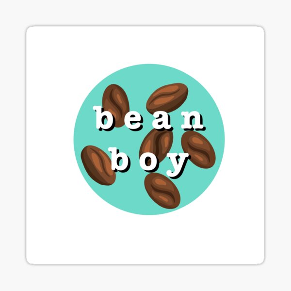 "bean boy" Sticker for Sale by kjhdesigns | Redbubble