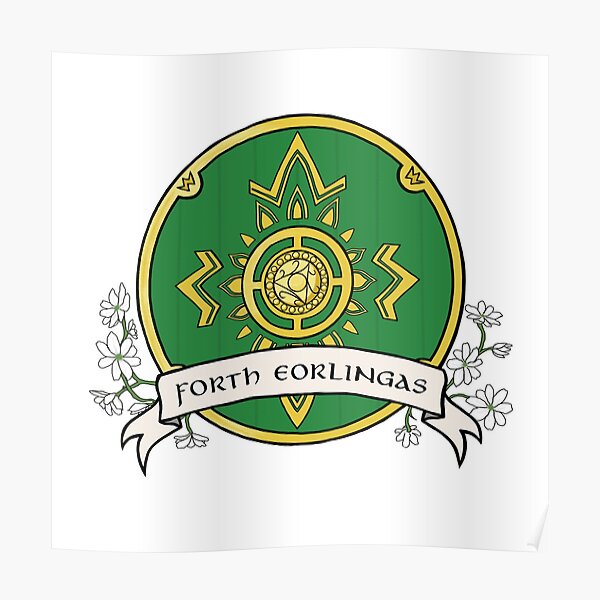 Póster «Escudo de Rohan» de CRcreations | Redbubble