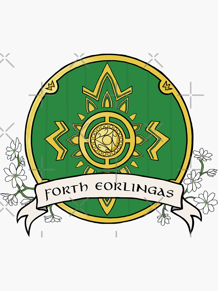 "Rohan Shield" Sticker for Sale by CRcreations | Redbubble