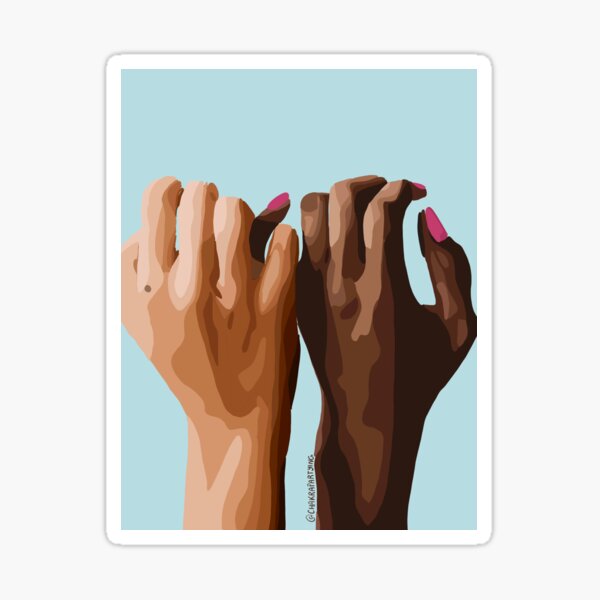 "Pinky Promise" Sticker for Sale by Chakrapartying | Redbubble