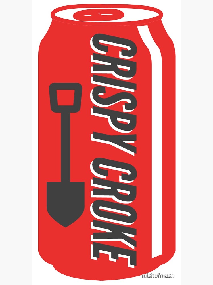"KNJ's Crispy Croke" Sticker for Sale by mishofmash | Redbubble