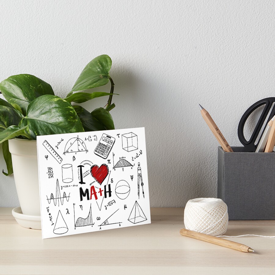 "love math" Poster for Sale by sPalandar | Redbubble