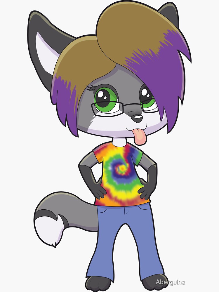 "Aberguine Chibi" Sticker for Sale by Aberguine | Redbubble