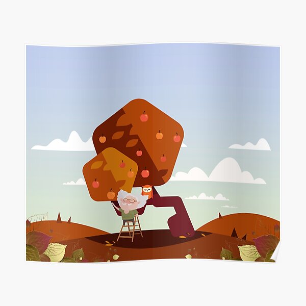 "Apple Tree (Guy)" Poster by caj-trixie | Redbubble