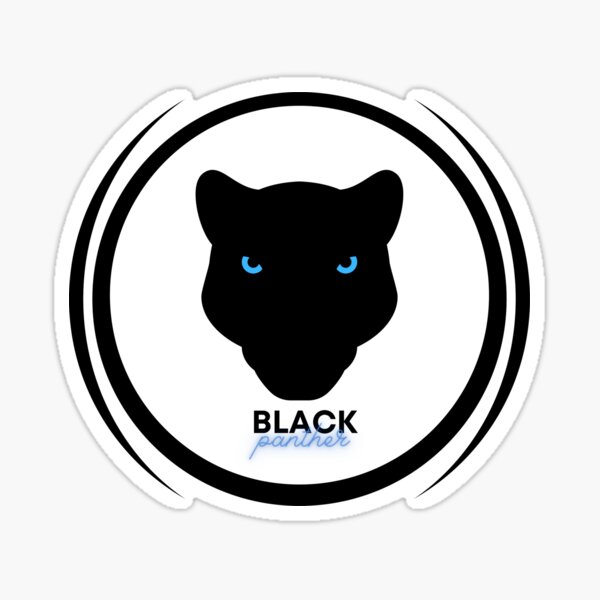 "The Black Tiger " Sticker for Sale by BadrOne | Redbubble