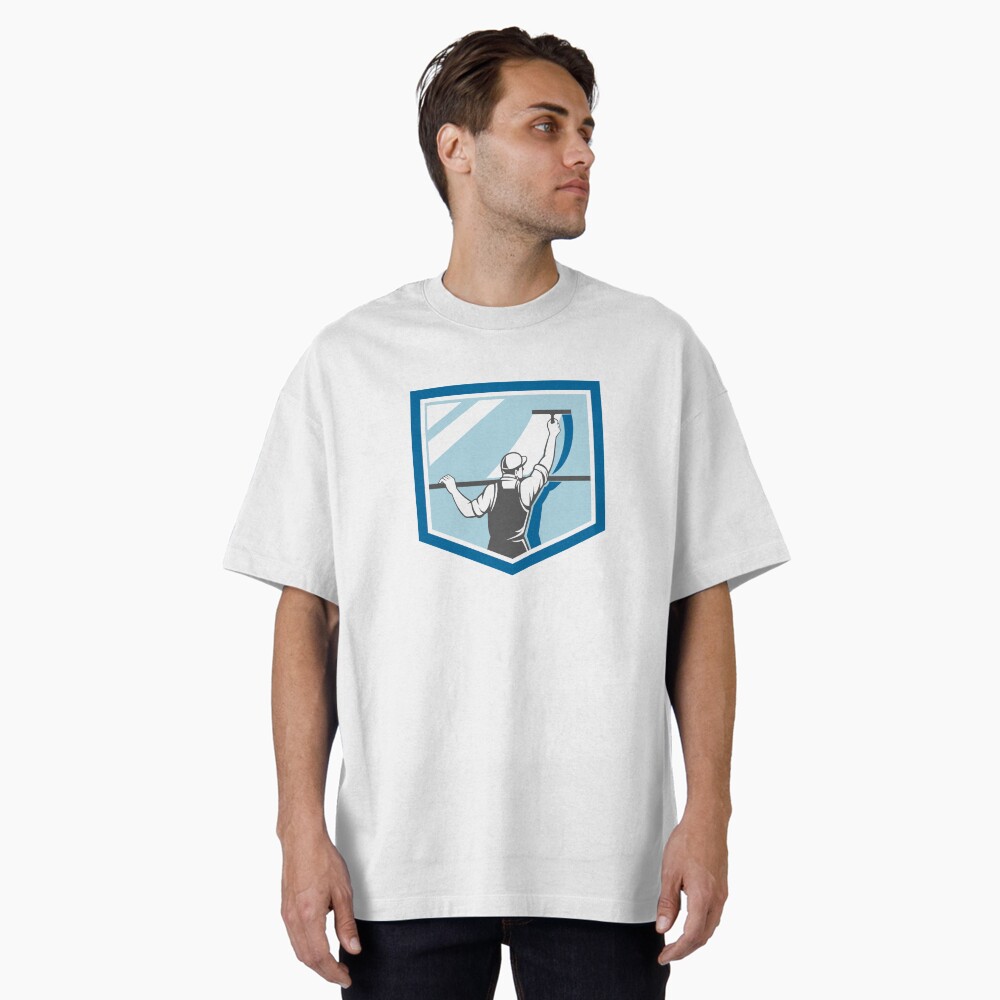 "Window Cleaner Washer Worker Shield Retro" Sticker for Sale by ...