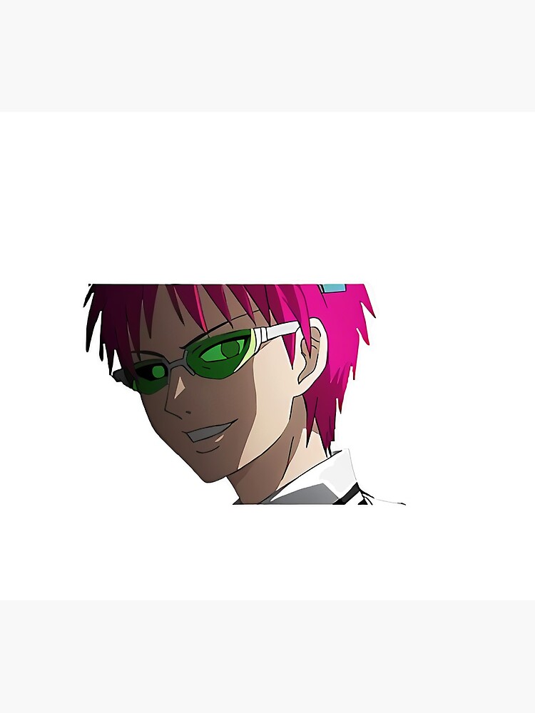 "Saiki k, Disastrous Life of Saiki K. face V" Art Print by Anime-Dude ...