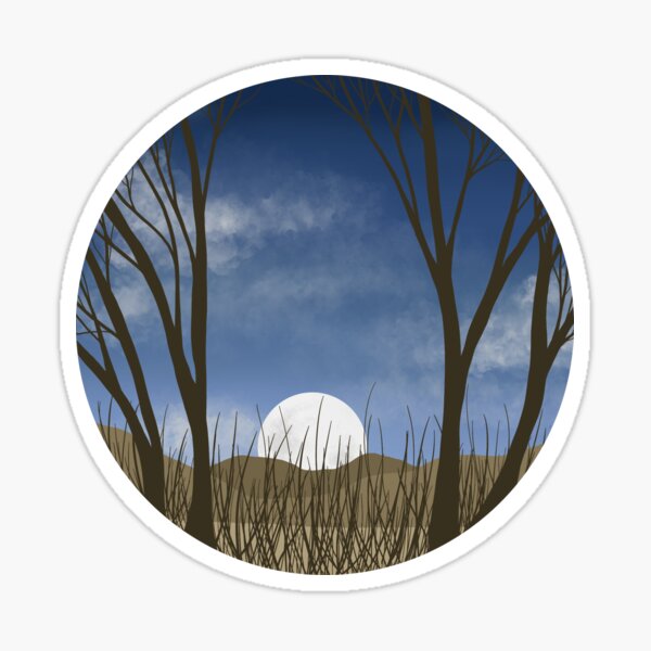 "Moonlit Evening" Sticker for Sale by nelliefarrell22 | Redbubble